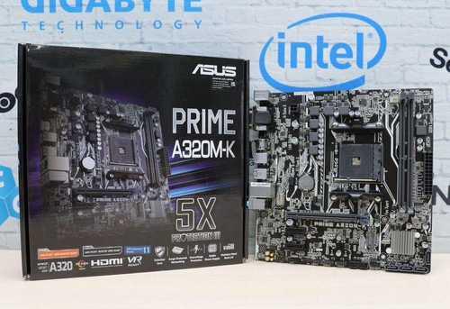 Материнская плата asus prime A320M-K (Новая)