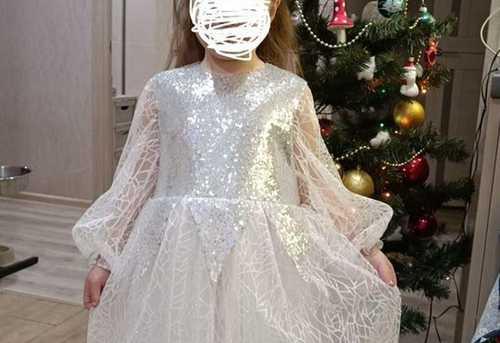 Новогоднее платье для девочки 116 122