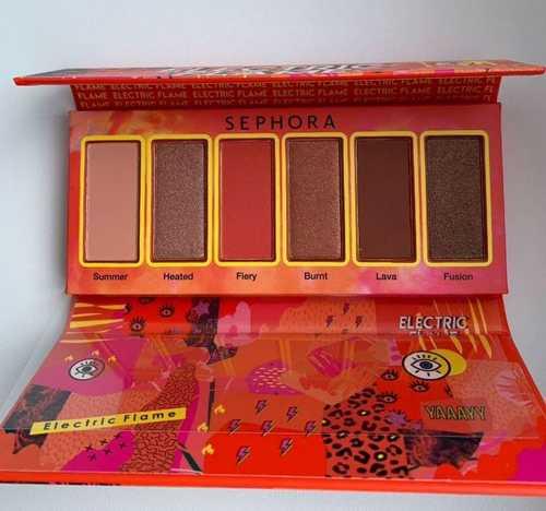 Палетка теней Sephora Electric flame