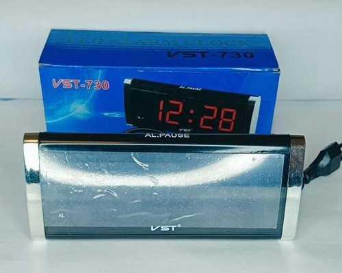 Часы электронные/будильник VST 730 (синие)