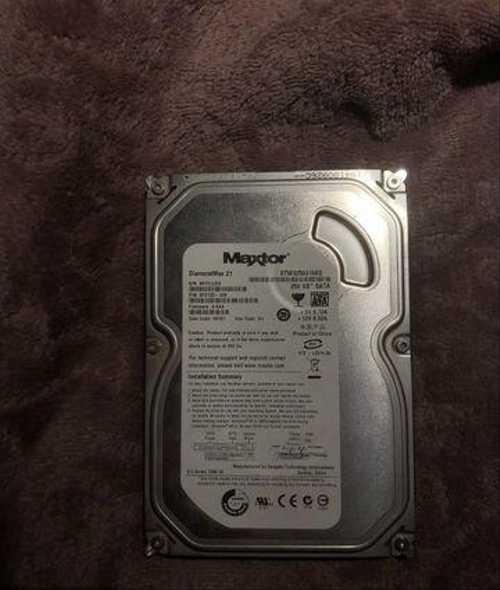 Жесткий диск Maxtor stm3250310as 250 gb
