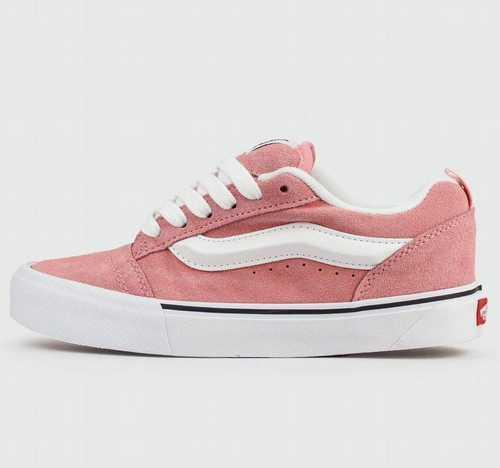 Кеды Vans Knu Skool Pink / White Wmns