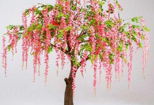 Искусственное дерево "Глициния Розовая" 2,3 м