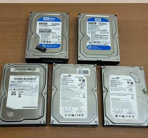 HDD 500Gb / 250Gb / 160Gb/ 80Gb, SATA 3,5