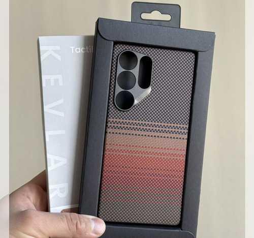 Чехол Kevlar на Galaxy s25 ultra Pitaka