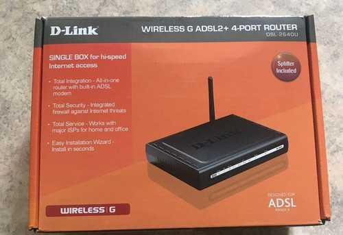 Роутер d link DSL-2640U