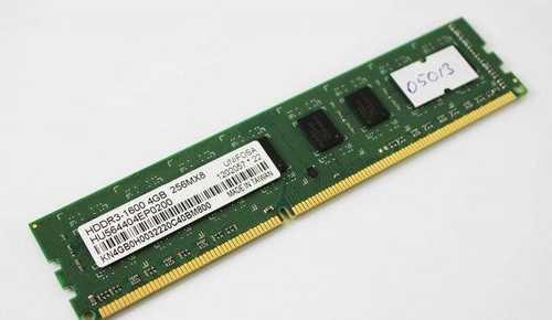 Оперативная память DDR3 4 GB 1600 MHz Unifosa