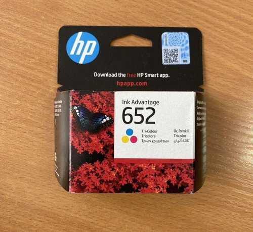 Струйный картридж HP 652, f6v24ae