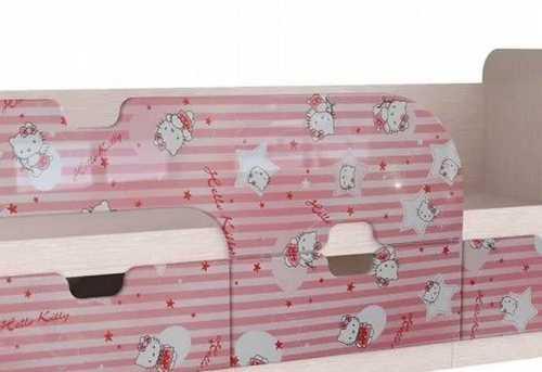 Детская кровать "Hello Kitty" с матрасом