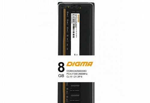 Память оперативная DDR4 8Gb Digma 2666MHz (dgmad42