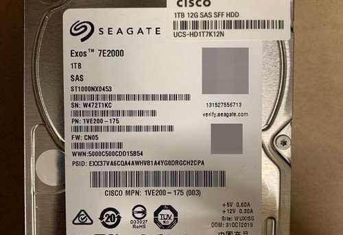 Жесткий диск Seagate Exos 7E2000 1Tb SAS