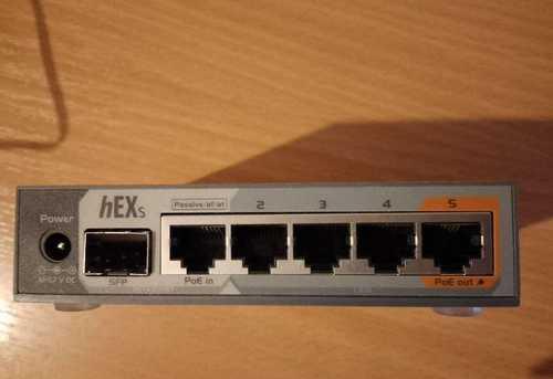 Маршрутизатор mikrotik hex s