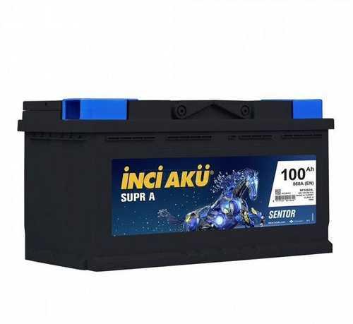 100Ah Аккумулятор 12V 6ст-100.0 Inci Aku (низкий)