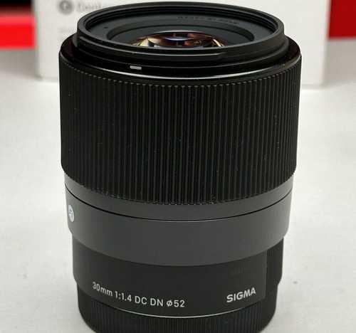 Sigma 30mm f/1.4 DC DN Sony E (как новый)