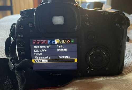 Зеркальный фотоаппарат canon 7d комплект