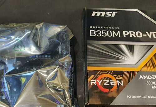 Плата MSI AM4 B350M PRO-VD plus