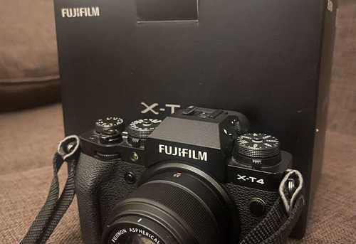 Фотоаппарат fujifilm xt4 + fujinon 35mm f 1.8