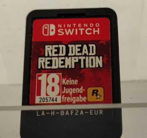 Игровые диски. Nintendo Switch Red Dead Redemption