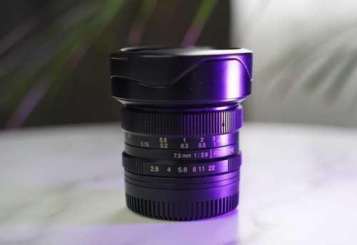 Объектив 7Artisans 7.5mm F2.8 M43