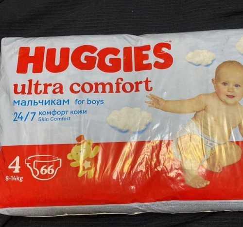 Подгузники хаггис ultra comfort 4