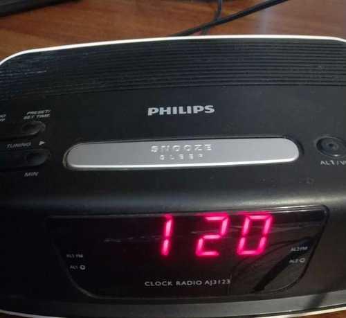 Радио часы philips