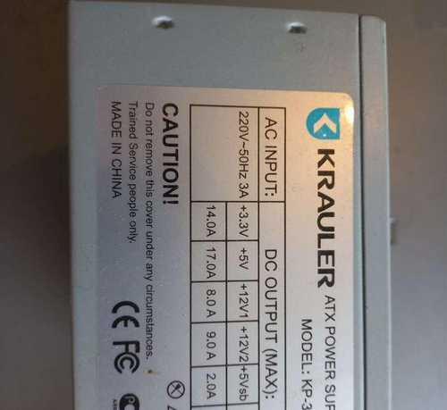 Блок питания 350w Krauler