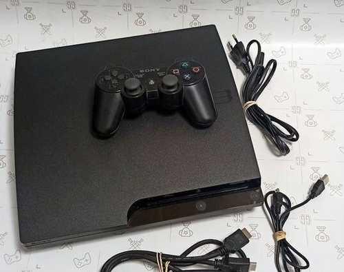 Sony PlayStation 3 Slim 320 Gb cech 3008 Б/У