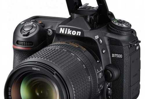 Зеркальный фотоаппарат nikon D7500