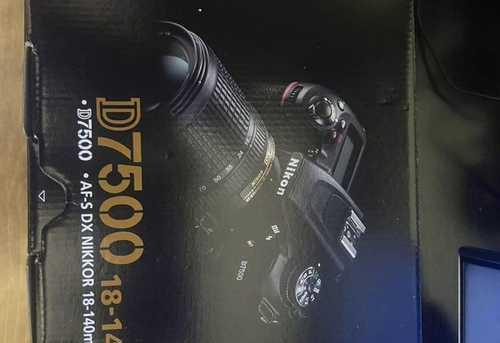 Фотоаппарат nikon D7500 kit