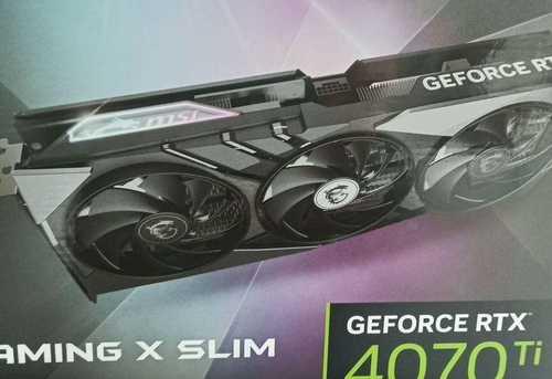 Видеокарта GeForce RTX4070Ti gaming X slim 12G MSI