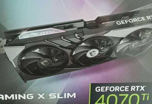 Видеокарта GeForce RTX4070Ti gaming X slim 12G MSI