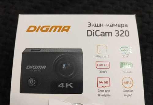 Экшн камера Digma dicam 320
