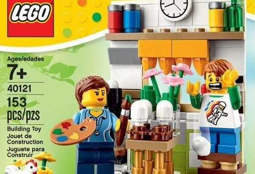 Lego 40121 painting easter eggs