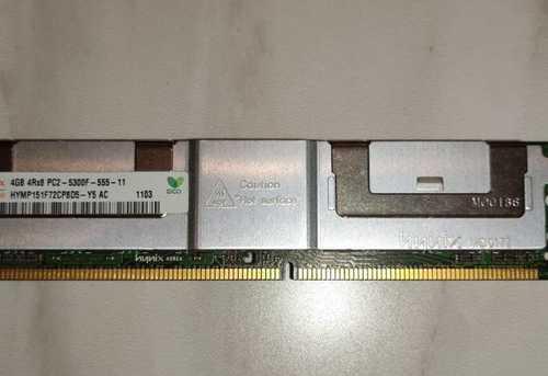 Модуль памяти 4GB 2Rx4 PC2-5300F hynix