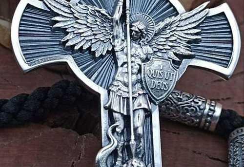 Серебряный крест, Архангел Михаил на гайтане