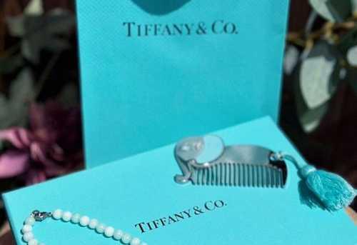 Детская серебряная расческа Tiffany&co