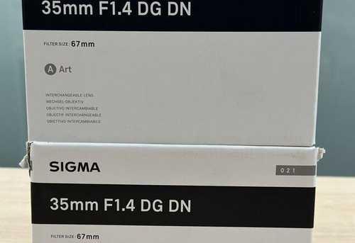 Sigma AF 35mm F/1.4 DG DN Art Sony E Новый