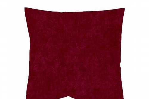 Декоративная подушка Бордовый Микровельвет в налич