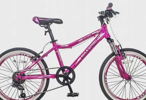 Велосипед Maxxpro Slim 20д.розово-черный рост 11