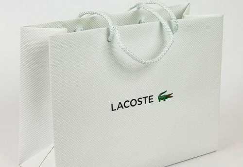 Lacoste пакет подарочный оригинал цум большой