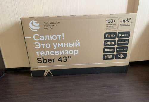 Телевизор Sber 43"(109 см), FHD SMART tv WiFi сбер