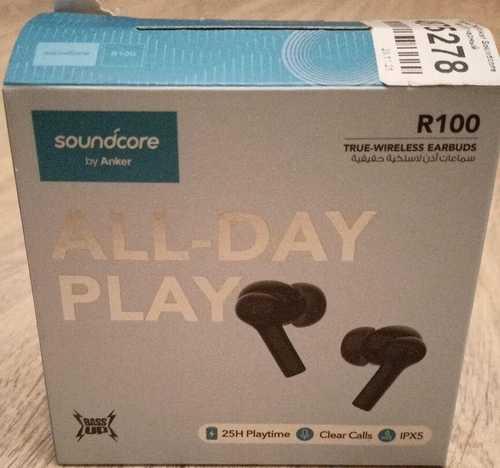 Беспроводные наушники soundcore anker rise R100