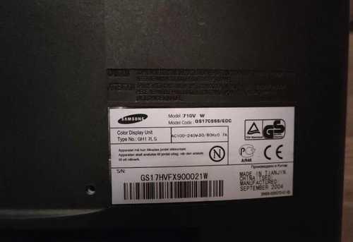 Монитор Samsung SyncMaster 710V