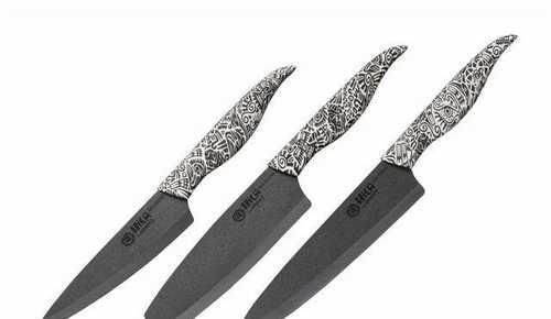 Набор из 3 ножей Samura inca SIN-0220B/K керамичес