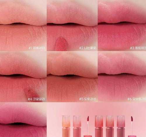 Peripera over blur tint, тинт для губ 02