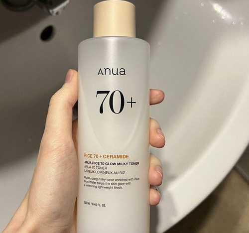 Молочный тонер Anua Rice 70 Glow Milky Toner