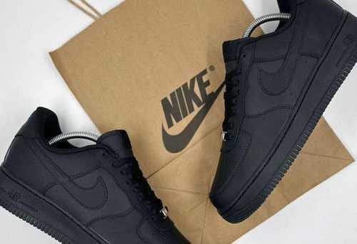 Nike Air Force 1 low чёрные (Арт.22956)