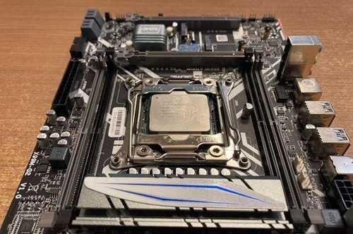 Материнская плата szmz X99M + Intel Xeon E5 2630