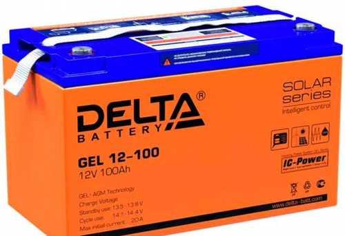 Аккумулятор Гелевый Delta GEL 12-100 12В 100Ач