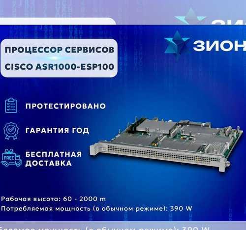 Процессор сервисов Cisco ASR1000-ESP100